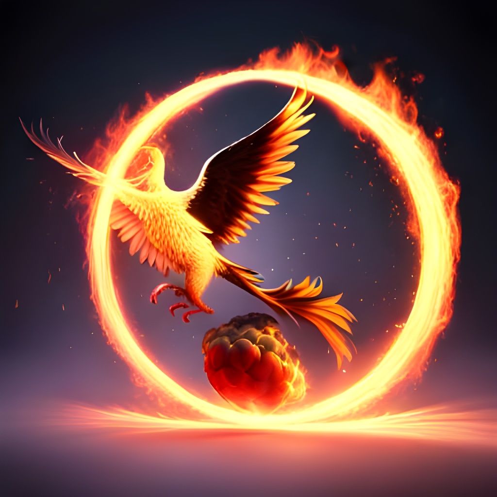 Fire phoenix - AI Generated Artwork - NightCafe Creator