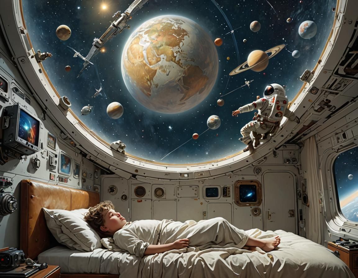 in space - AI Generated Artwork - NightCafe Creator