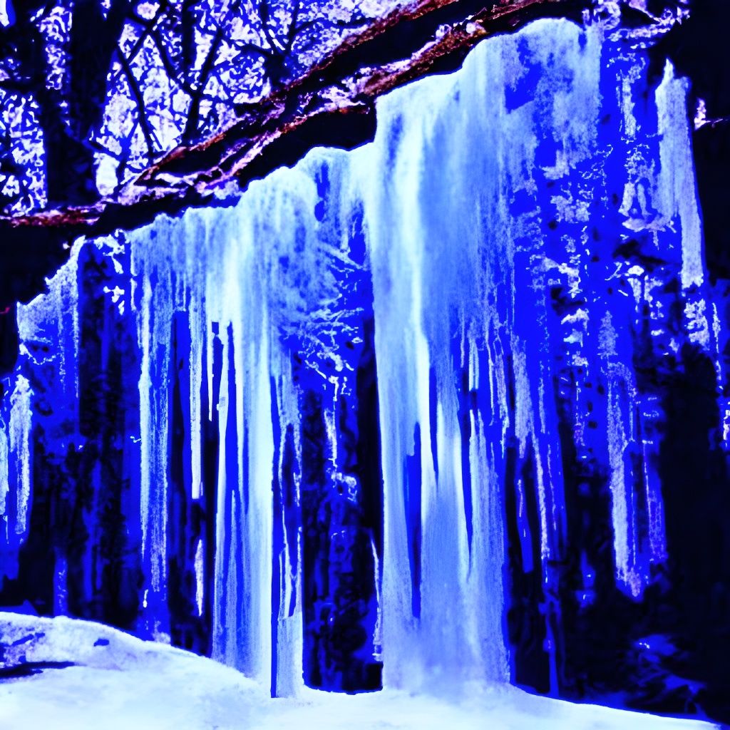 Icicles - AI Generated Artwork - NightCafe Creator