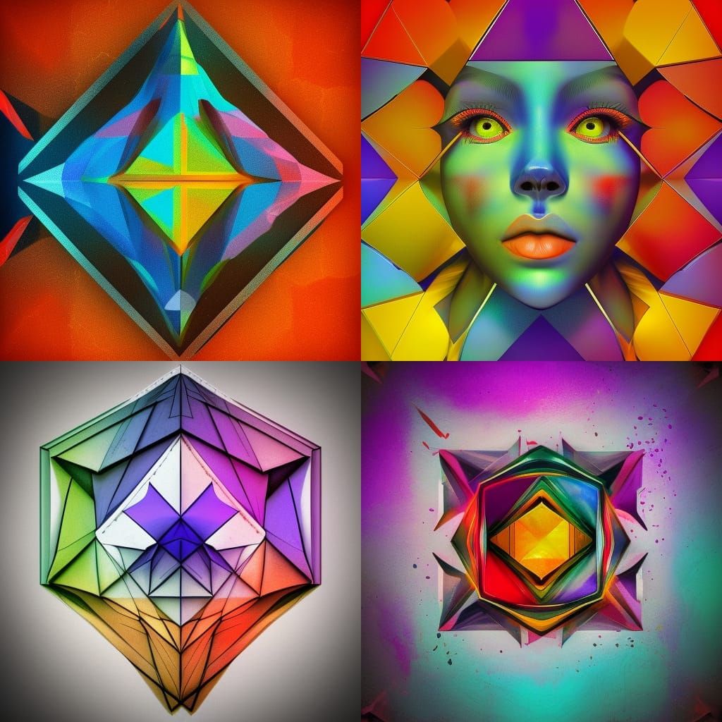 irregular Octagram and inside: squares, recatangles, triangles and ...