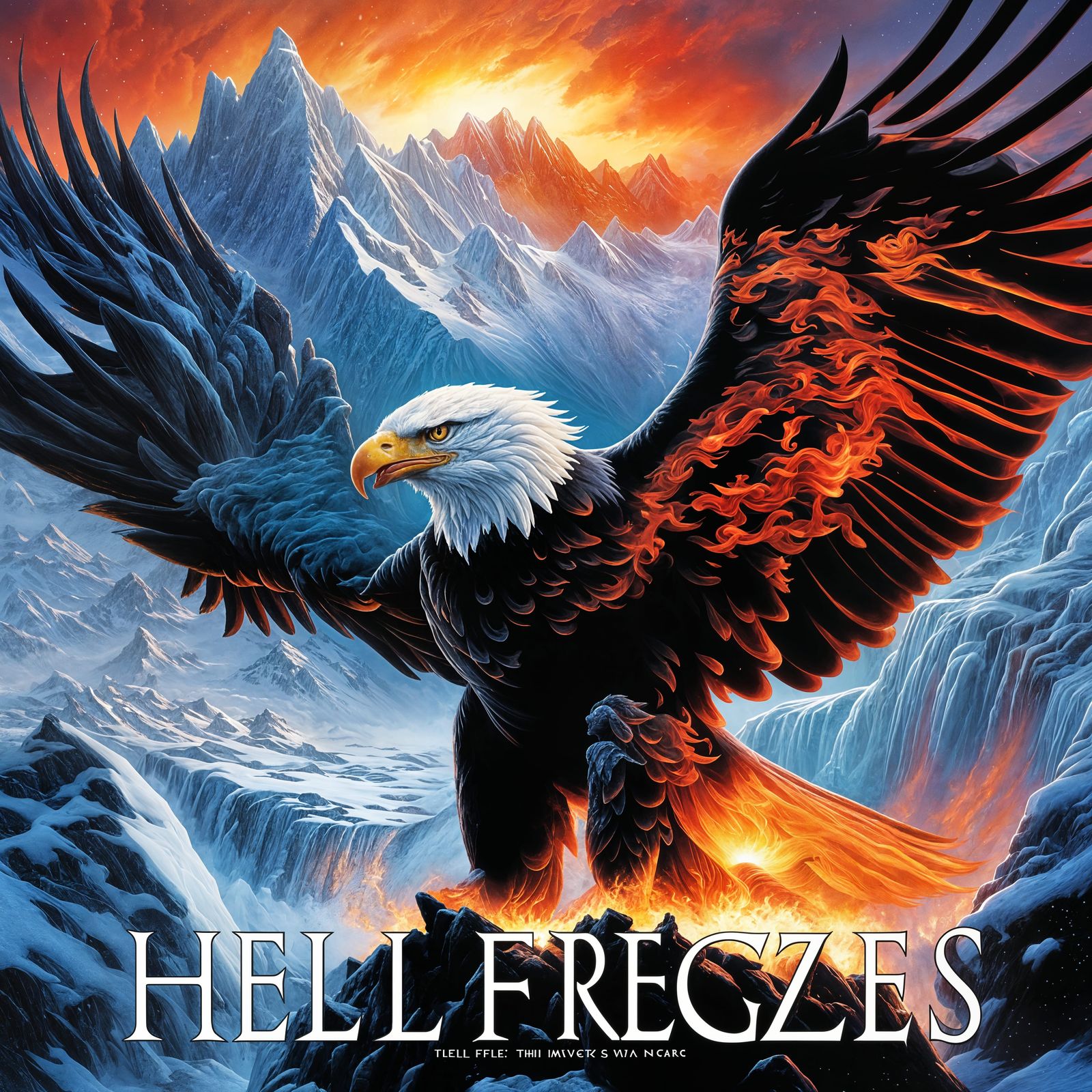 Hell Freezes (Fregzes) Over - by the Eagles - AI Generated Artwork - NightCafe Creator
