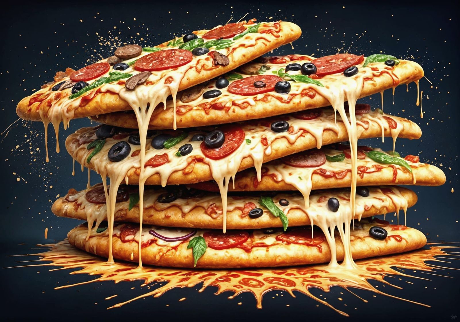 pizza stack - pizza stack