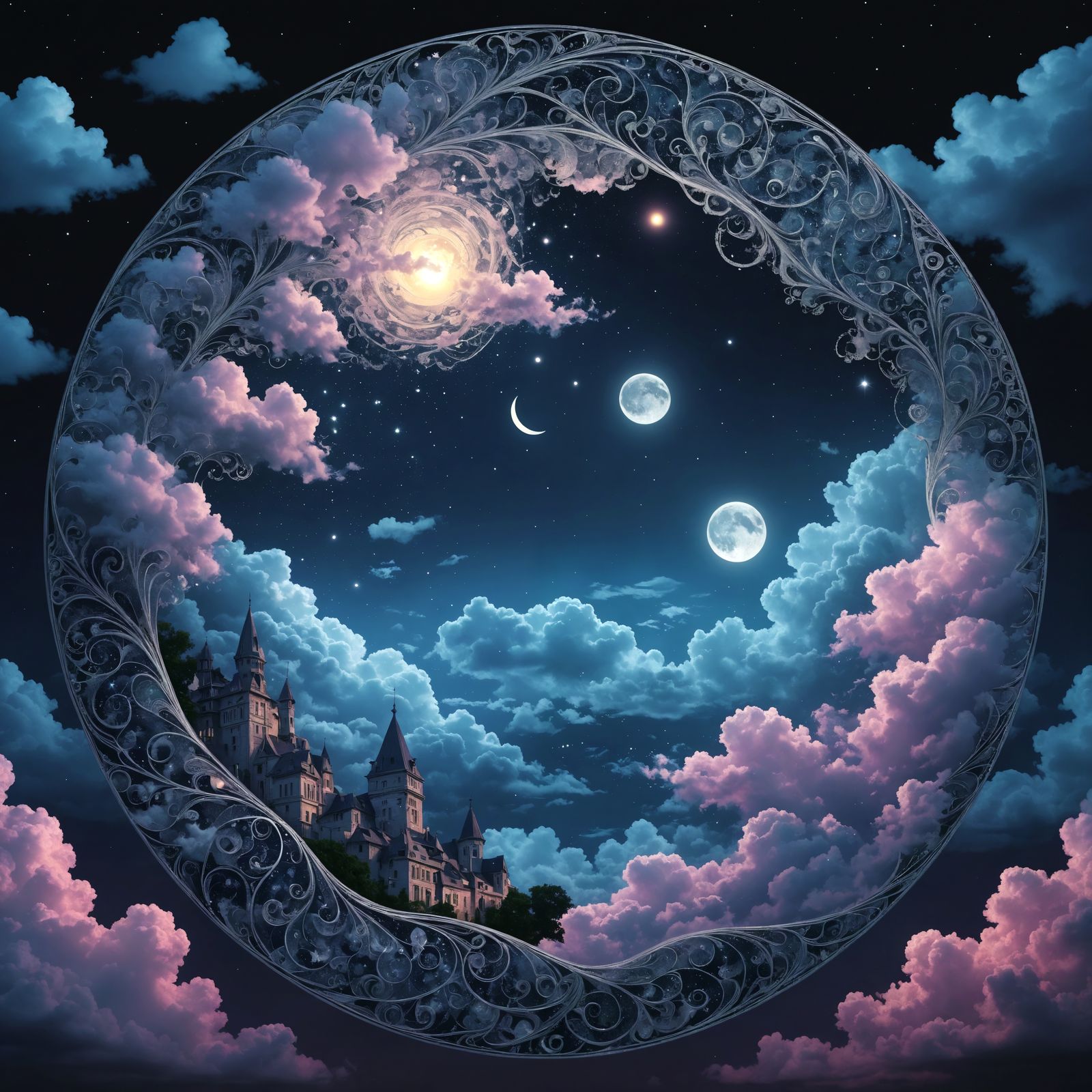 City sculpted from clouds (Creative Upscale) - AI Generated Artwork ...