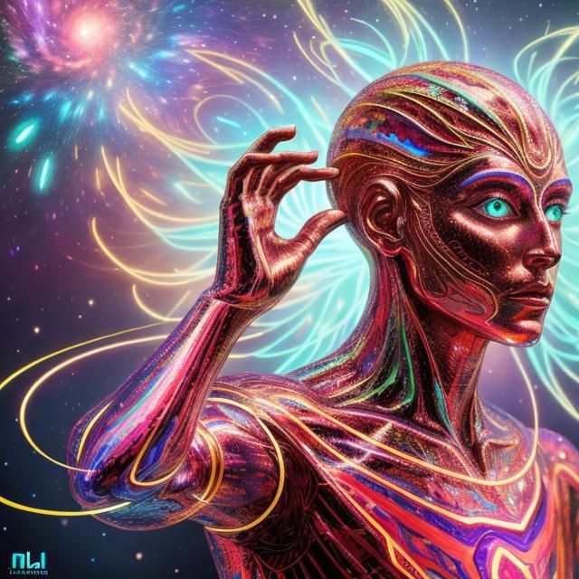 Razzle Dazzle A New Life Form Into Existence III - AI Generated Artwork ...