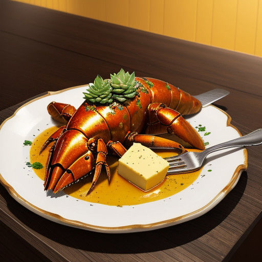 "lobster with melted butter" - "lobster with melted butter"