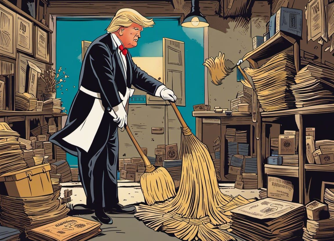 "What classified documents?" - AI Generated Artwork - NightCafe Creator