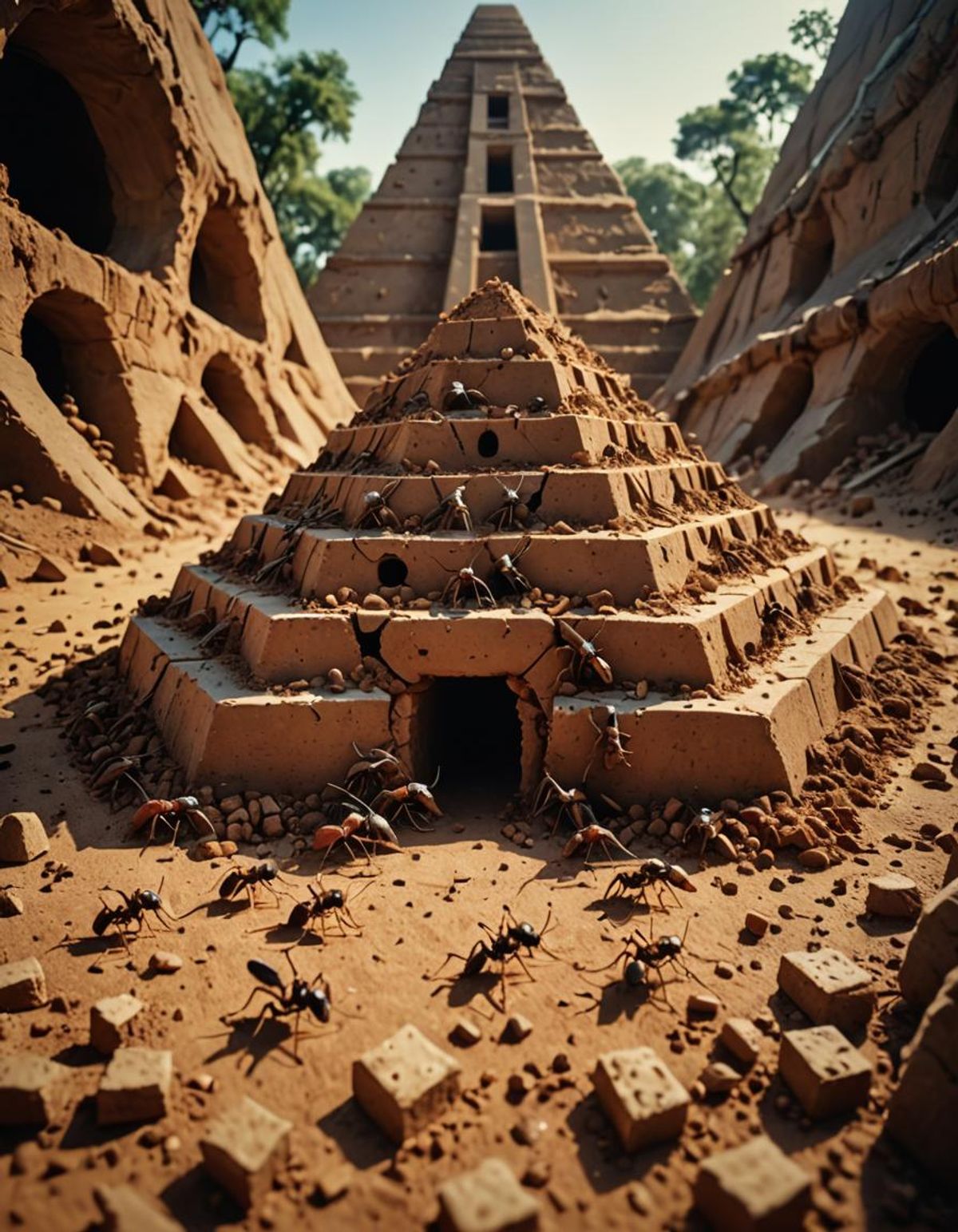 ant architecture - AI Generated Artwork - NightCafe Creator