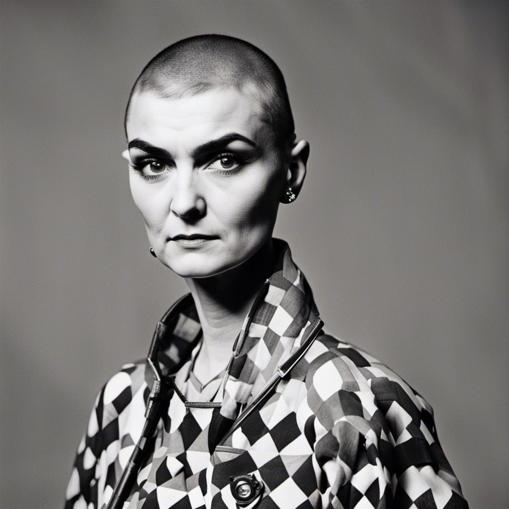 Sinéad O'Connor - a rebel gone to soon - AI Generated Artwork - NightCafe Creator