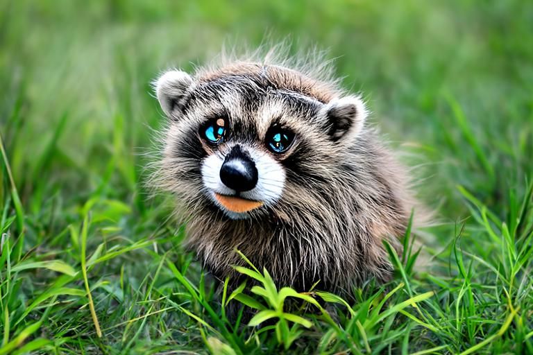 Cutest raccoon ever! - AI Generated Artwork - NightCafe Creator