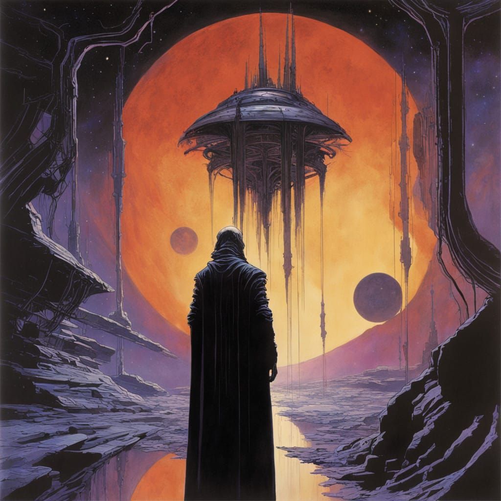 :: fierce cyberpunk hunter: Sinister Gothic Space Hunter, interstellar ...