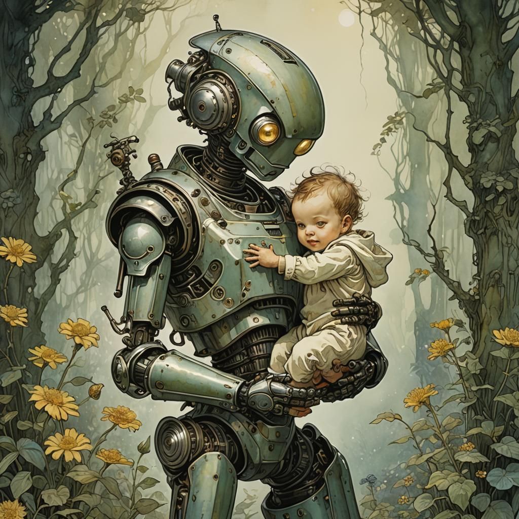 Nurse Droid - AI Generated Artwork - NightCafe Creator