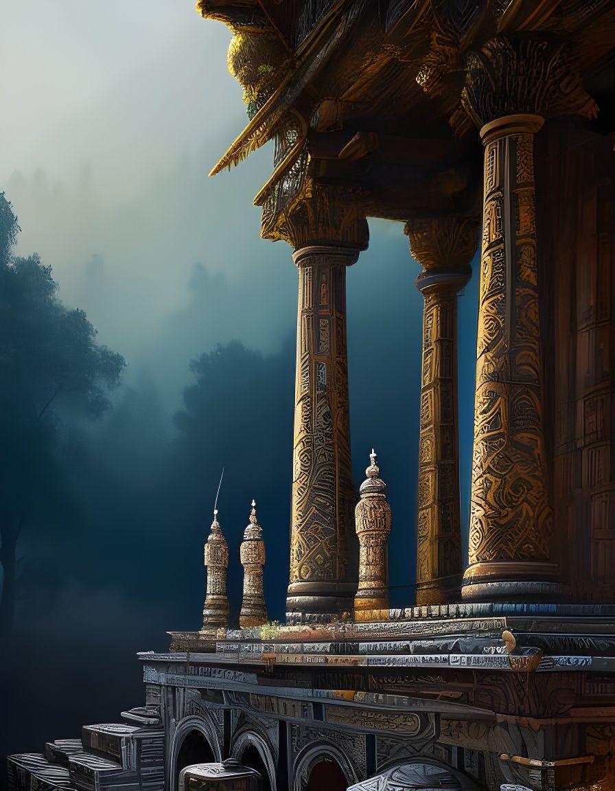 Temple - AI Generated Artwork - NightCafe Creator