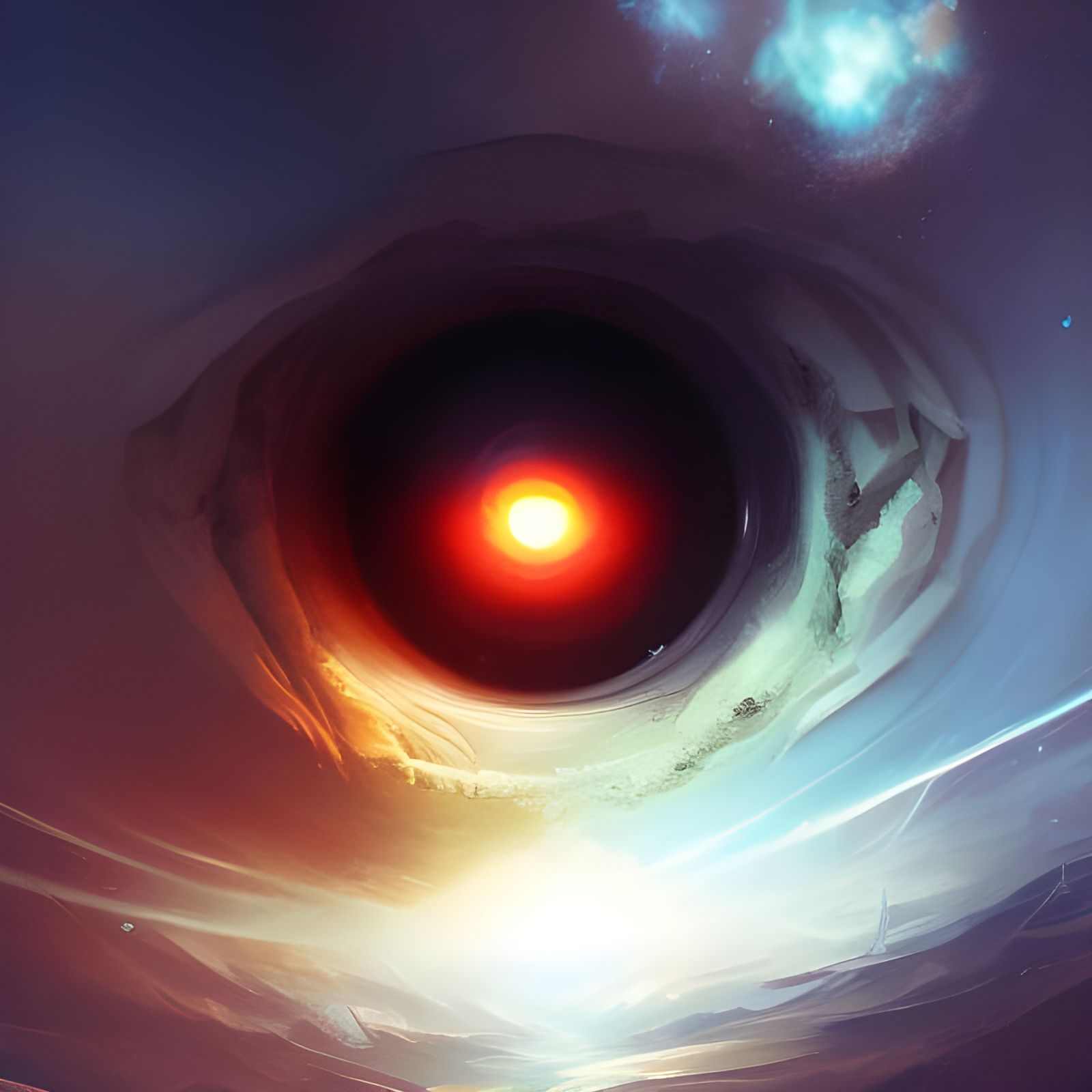 Azathoth's eye - AI Generated Artwork - NightCafe Creator