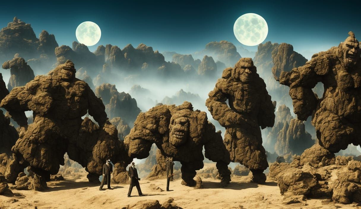 Discovering Nephilim in the Valley of Two Moons - AI Generated Artwork ...