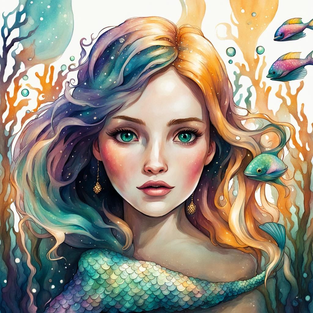 mermaid - AI Generated Artwork - NightCafe Creator