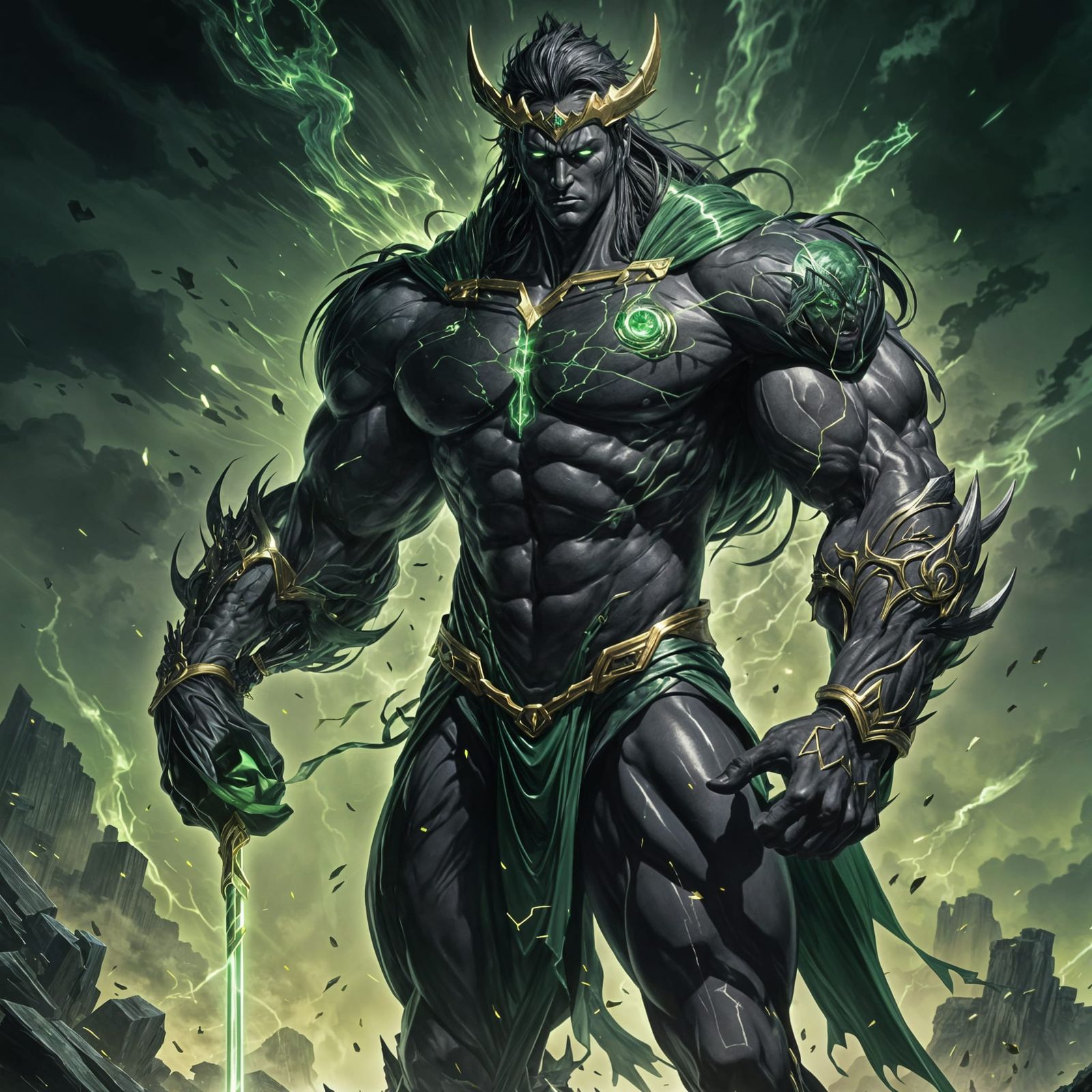 Silver surfer + Loki - AI Generated Artwork - NightCafe Creator