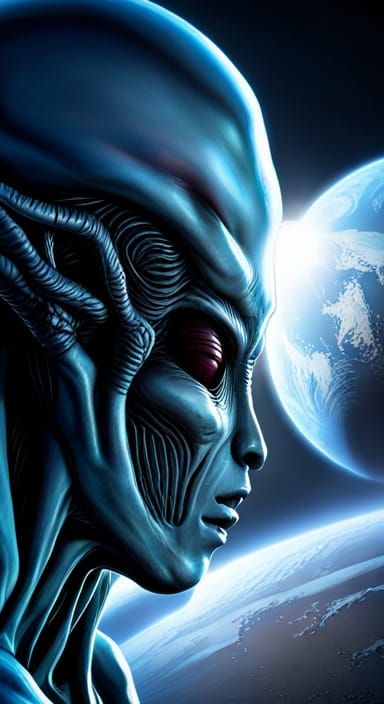 Alien - AI Generated Artwork - NightCafe Creator