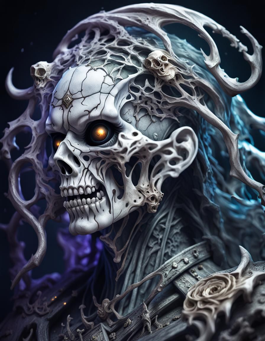 Skull - AI Generated Artwork - NightCafe Creator