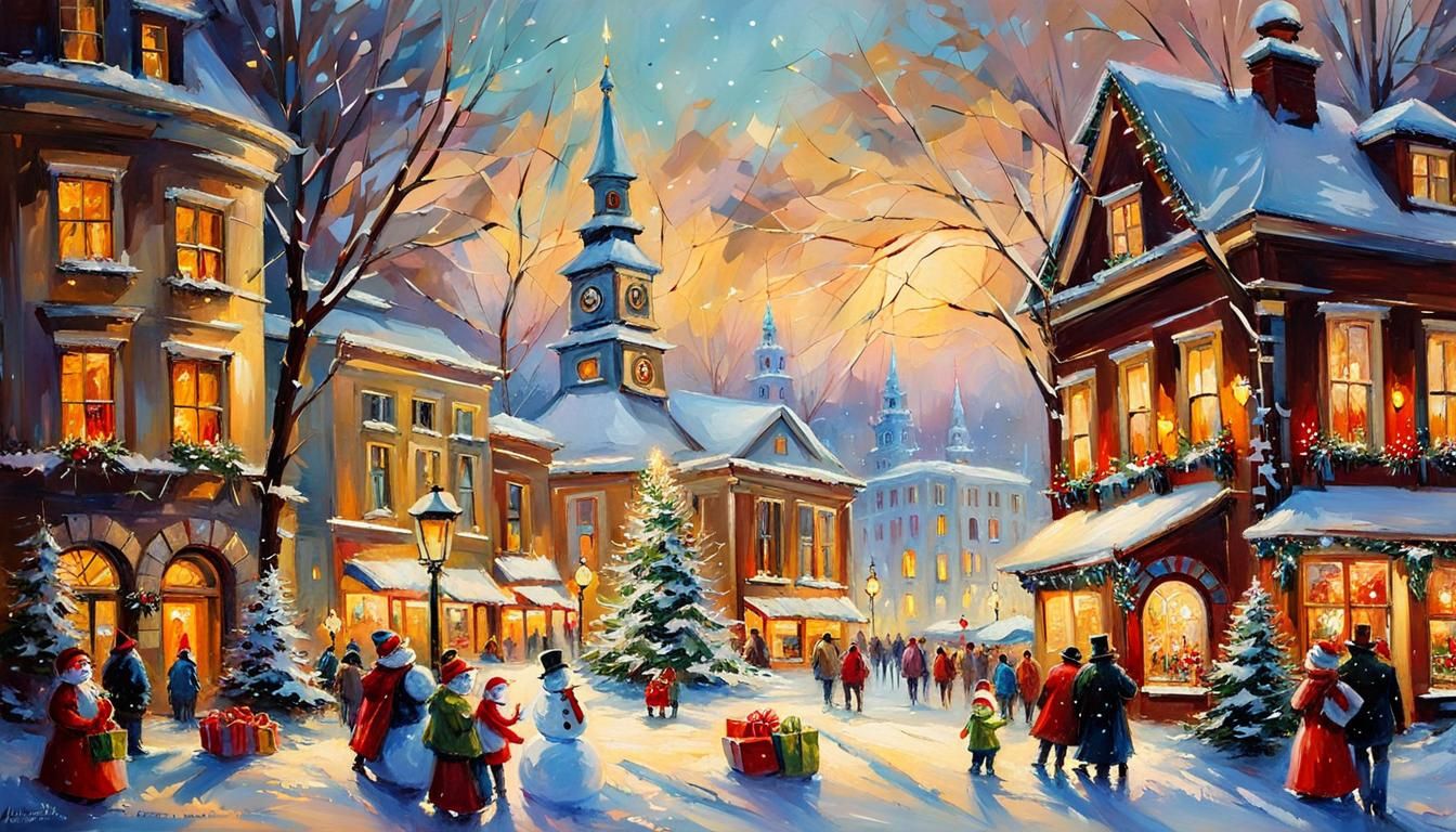 Christmas Vibe - AI Generated Artwork - NightCafe Creator