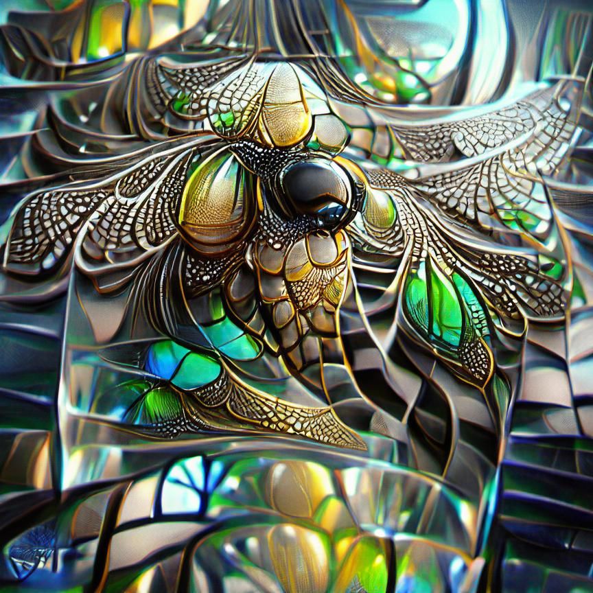 Fractal Fusion Experiment 179 - AI Generated Artwork - NightCafe Creator