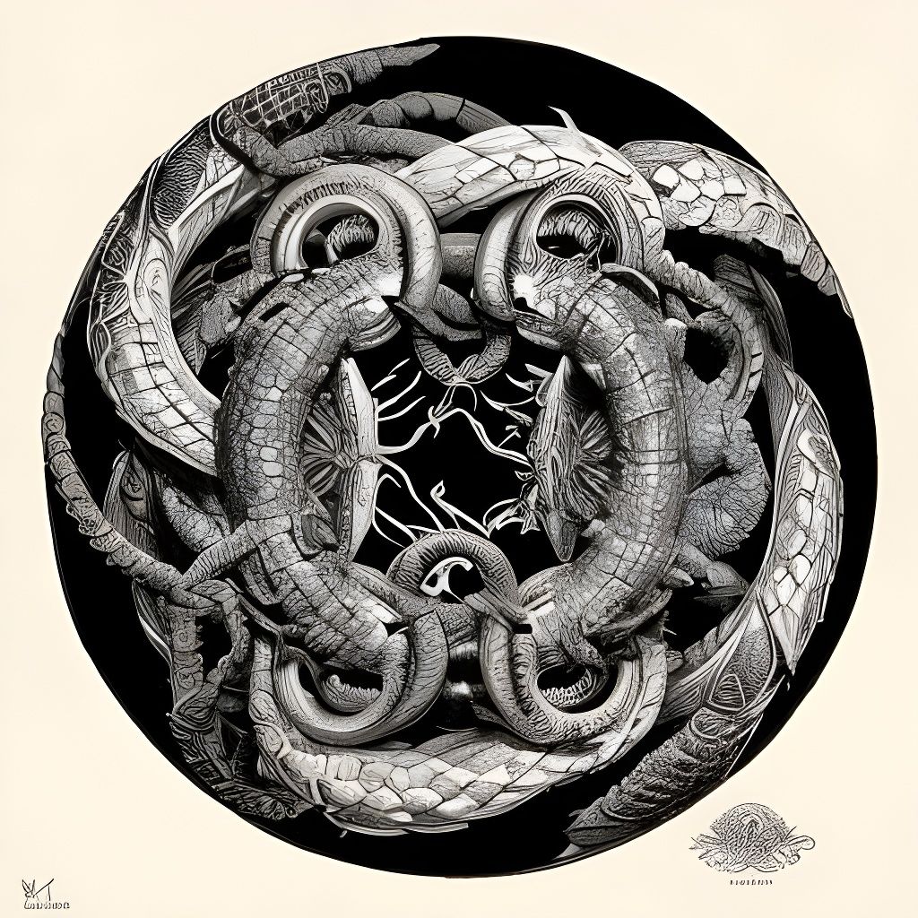 Ouroboros - AI Generated Artwork - NightCafe Creator
