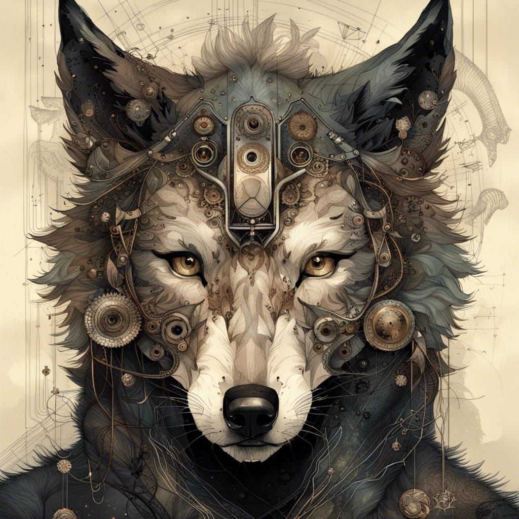 Anthro wolf - AI Generated Artwork - NightCafe Creator