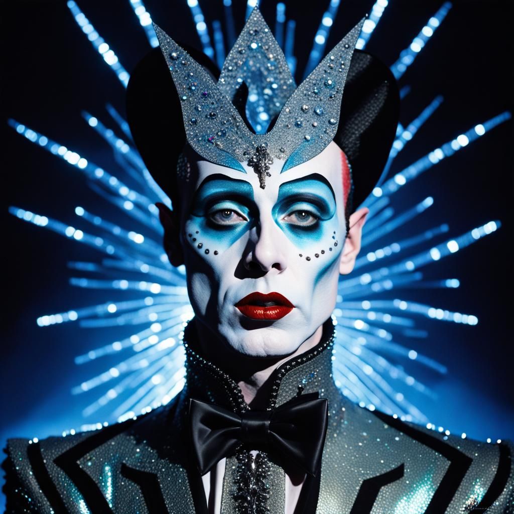 Klaus Nomi Opera Alien - AI Generated Artwork - NightCafe Creator