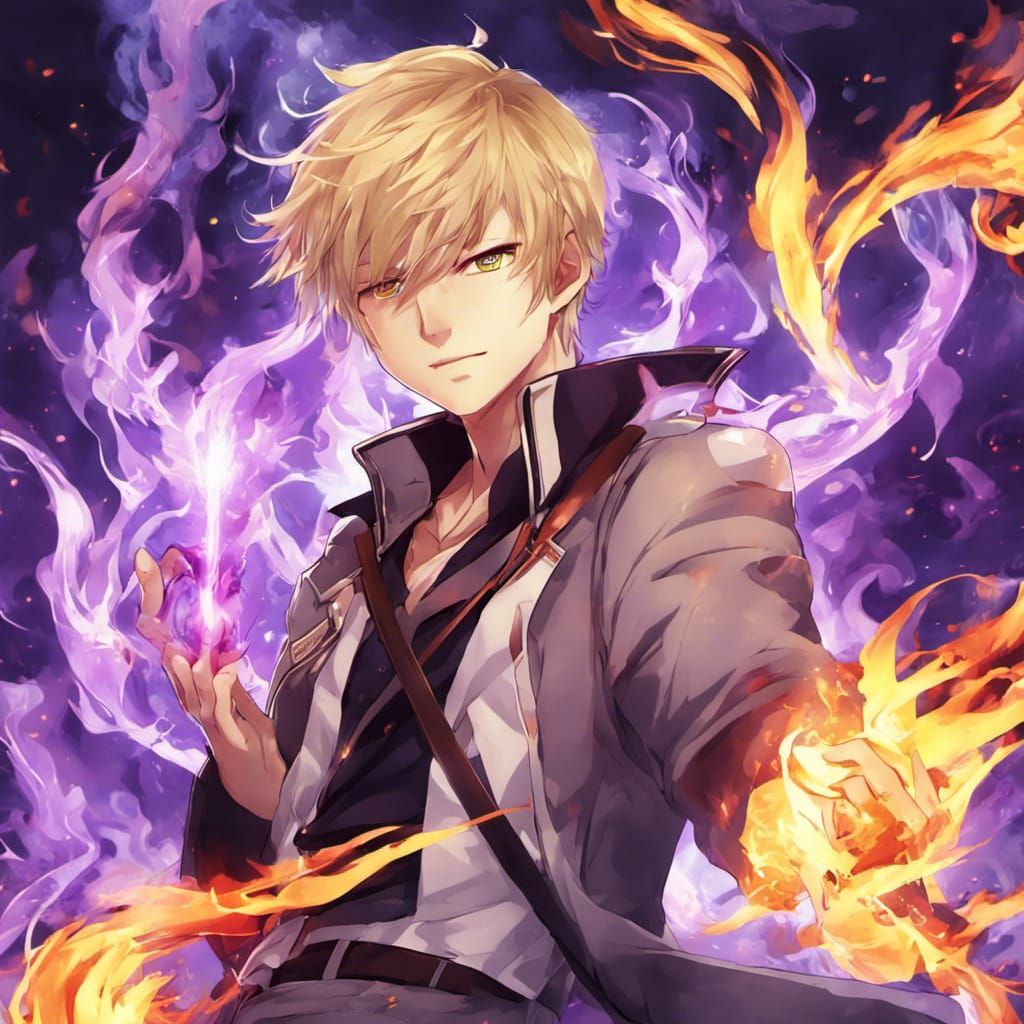 Herald using Dark Fire Magic - AI Generated Artwork - NightCafe Creator
