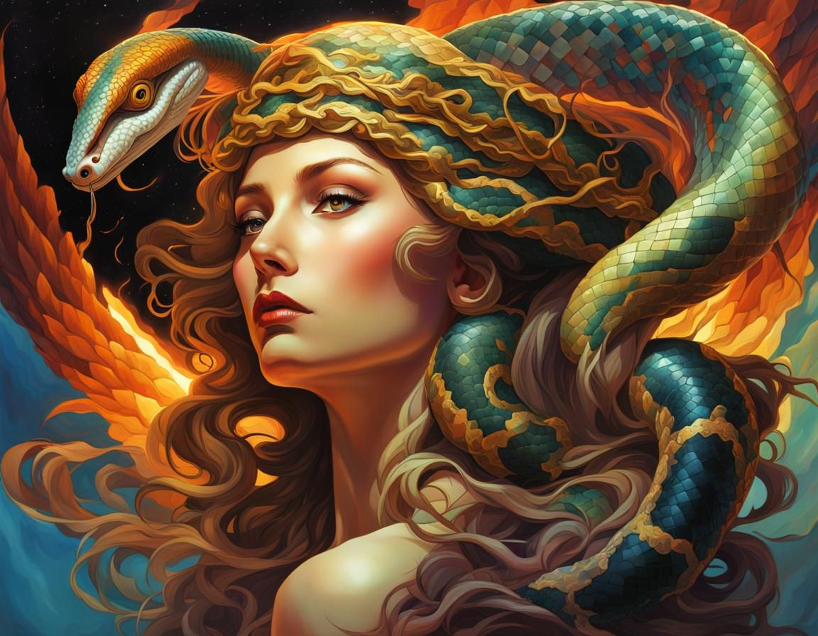 King Zeus god of lightning Eve, maiden of Genesis, Adam Genesis ...