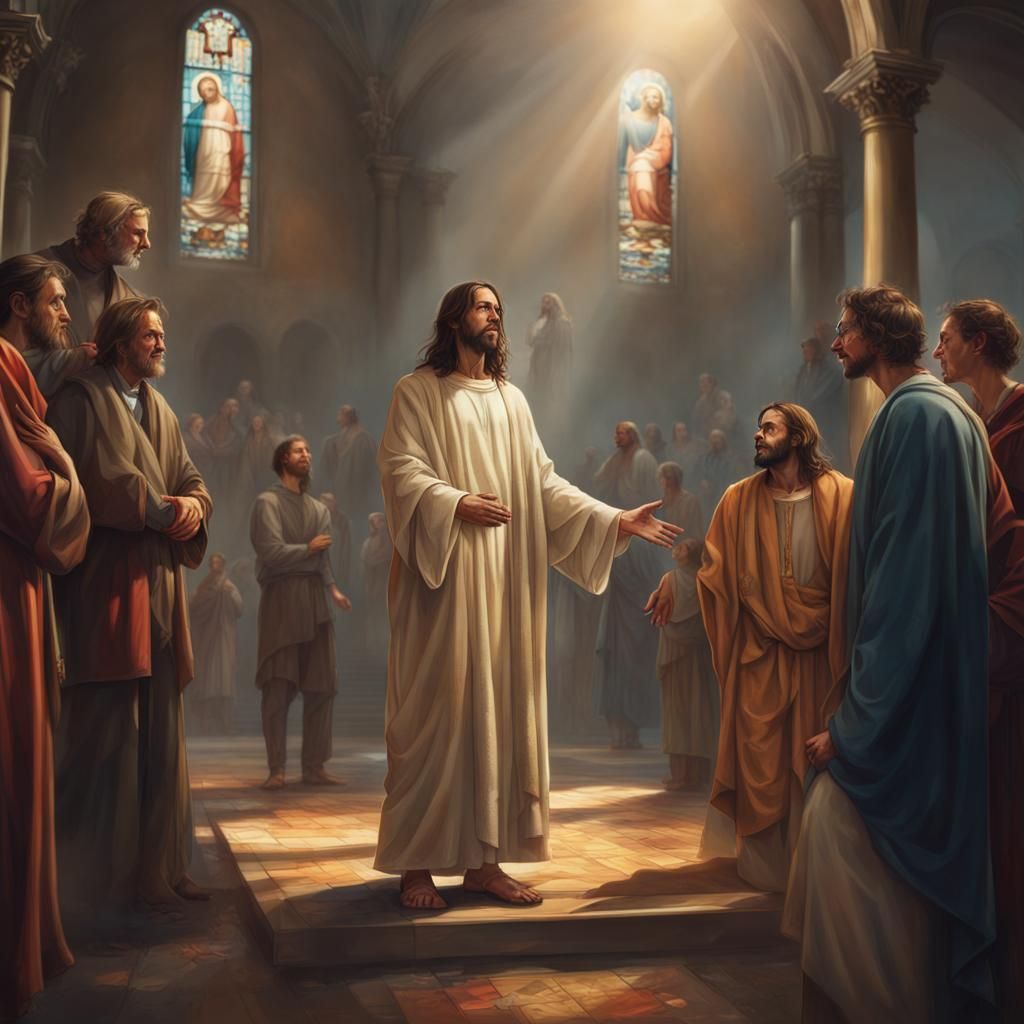 DAILY GOSPEL ILLUSTRATION: 09 January - AI Generated Artwork ...