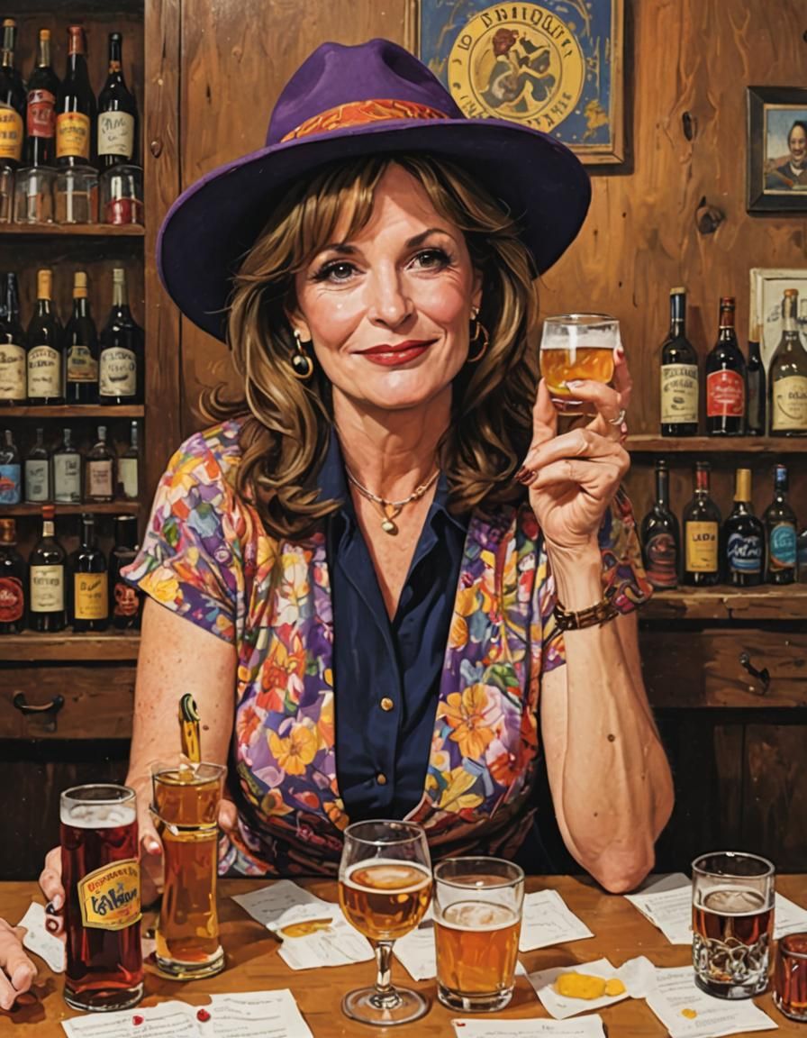 Boozin' Susan - AI Generated Artwork - NightCafe Creator