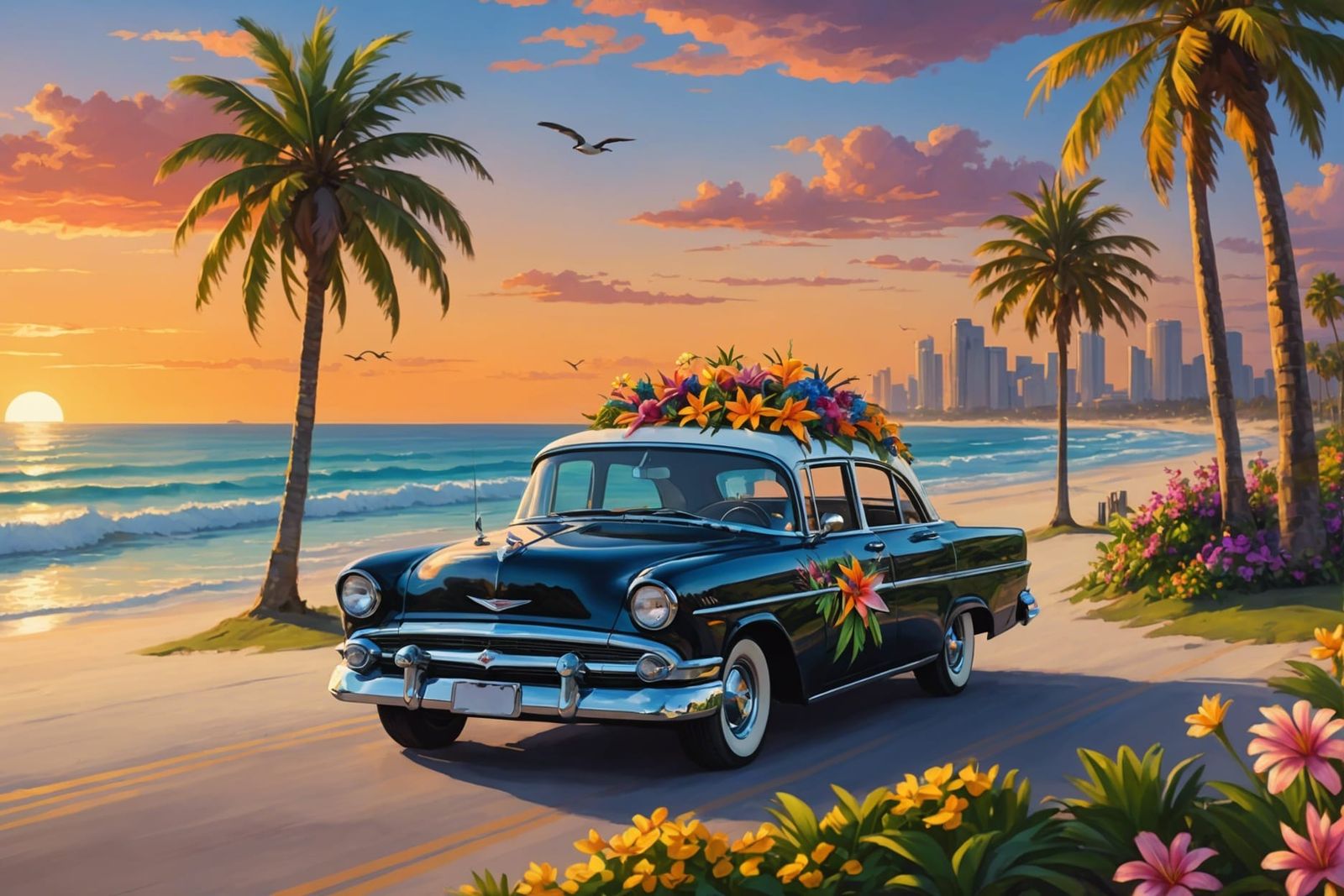 Cool drive - AI Generated Artwork - NightCafe Creator