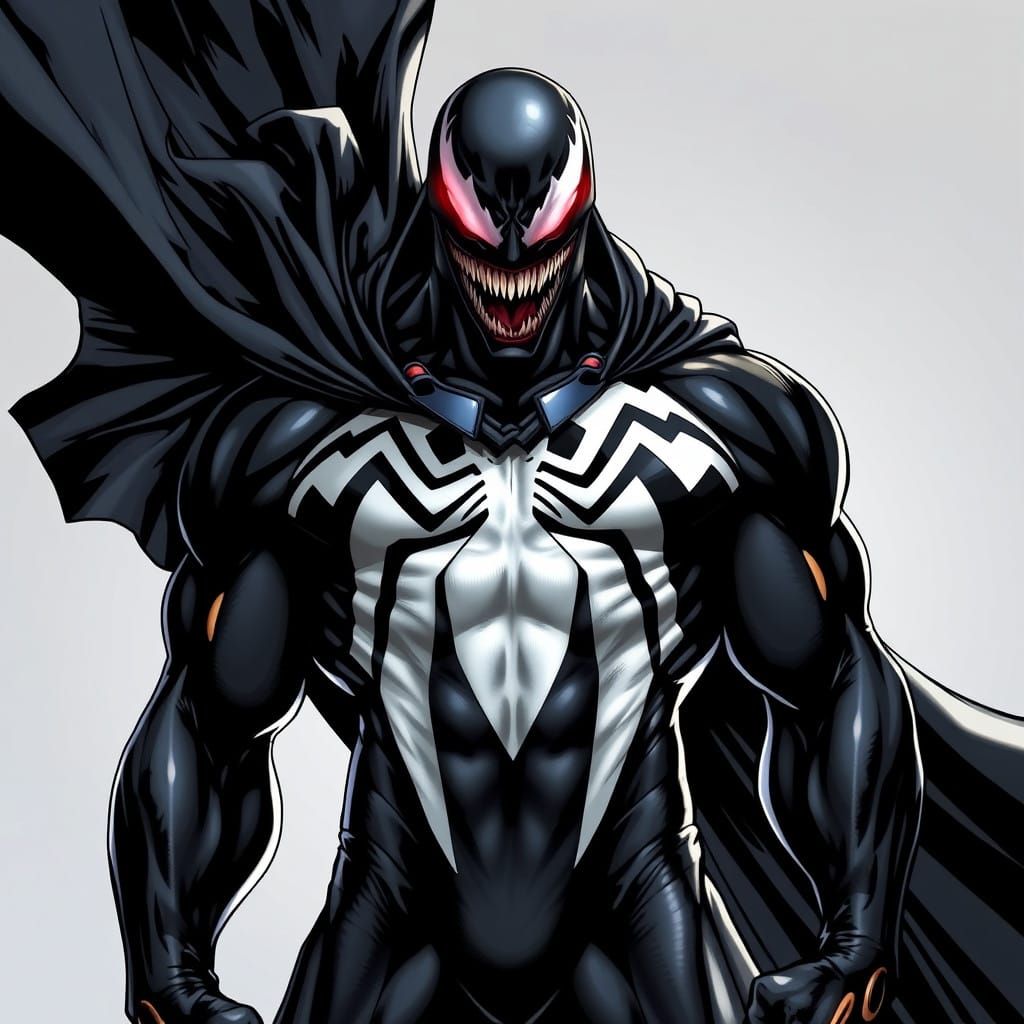 Venom-Infused General Zod: Dark, Gritty Comic Book... - AI Art
