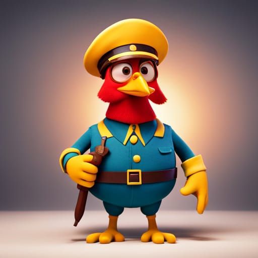 Chicken Soldier 1 - AI Generated Artwork - NightCafe Creator