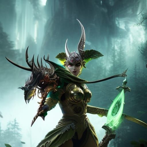 Warlock - AI Generated Artwork - NightCafe Creator