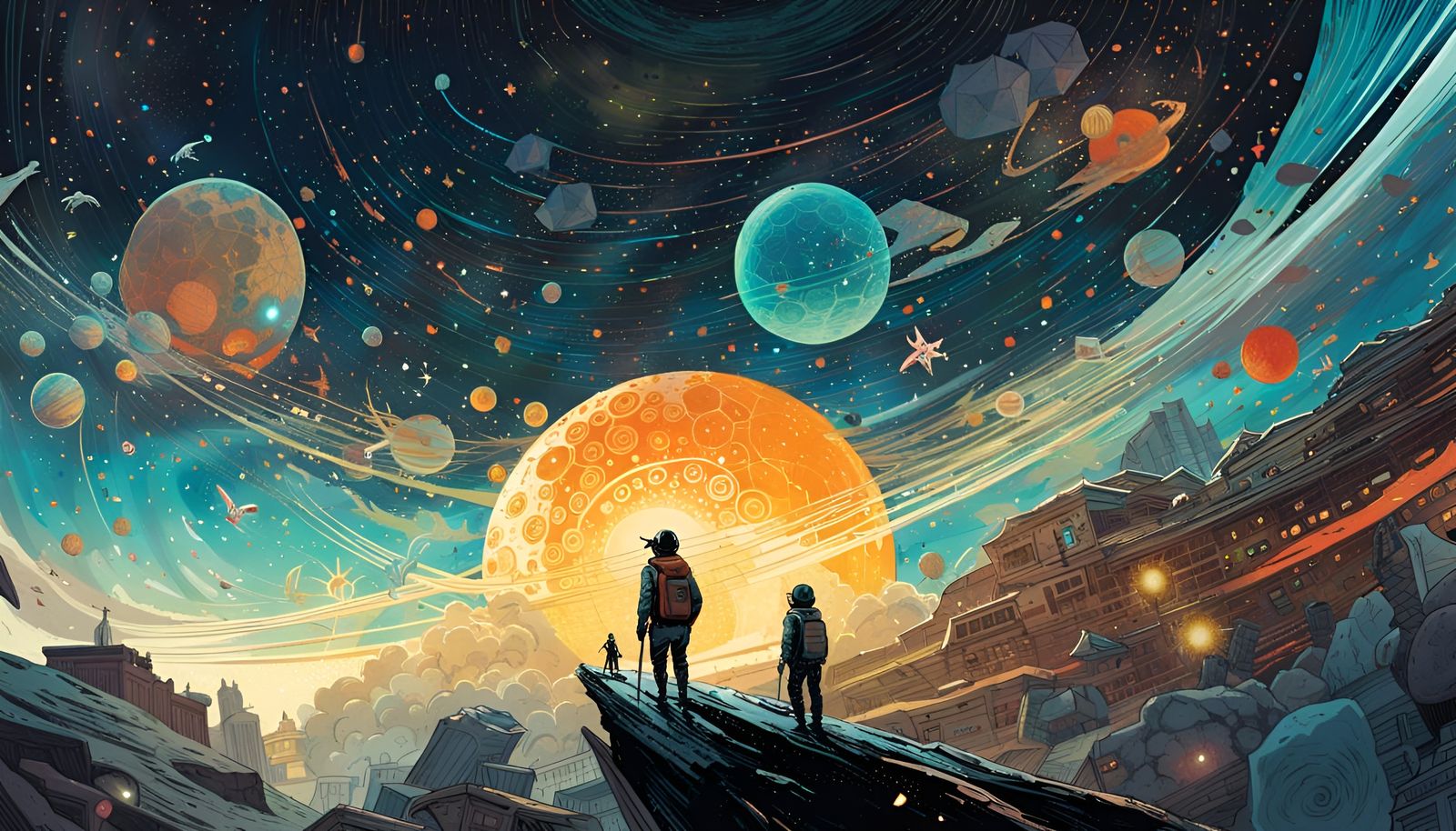 Intergalactic Planetary - AI Generated Artwork - NightCafe Creator