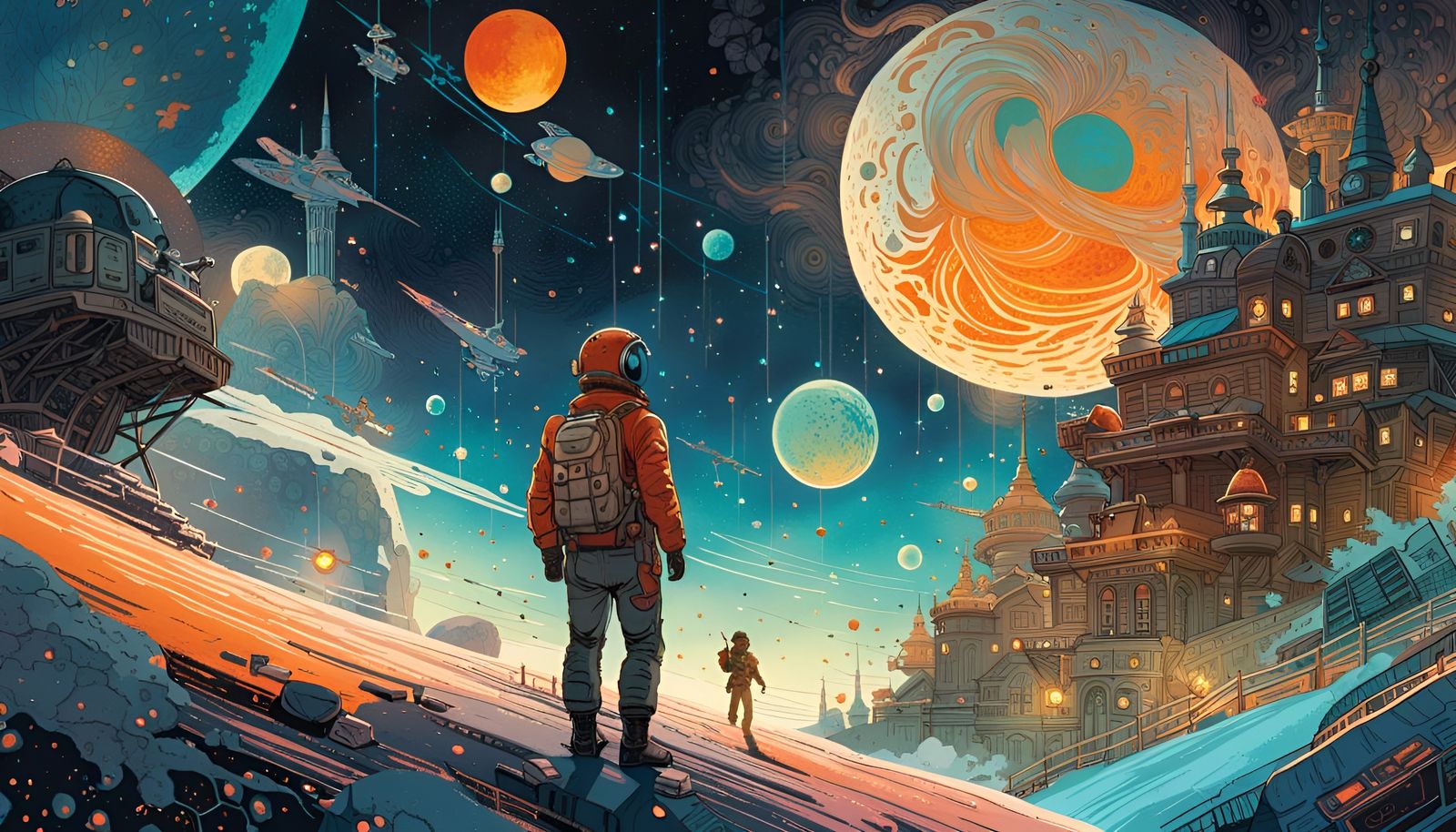 Intergalactic Planetary - AI Generated Artwork - NightCafe Creator