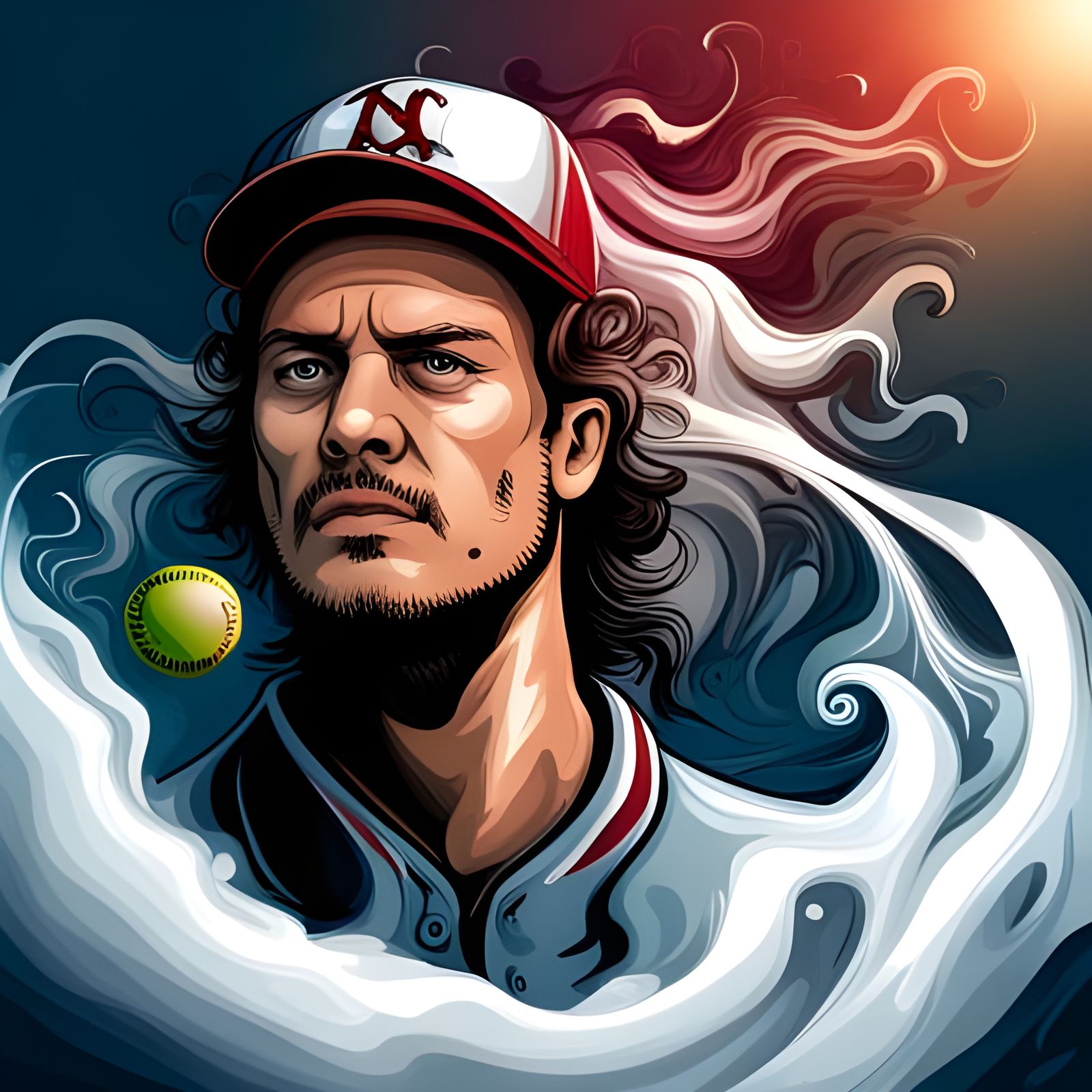 Foul Ball - AI Generated Artwork - NightCafe Creator