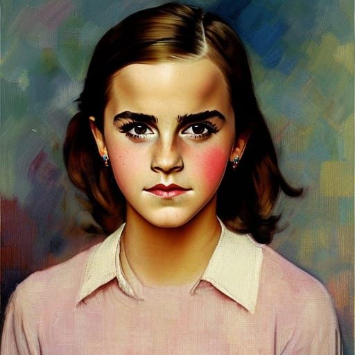 Emma Watson - AI Generated Artwork - NightCafe Creator
