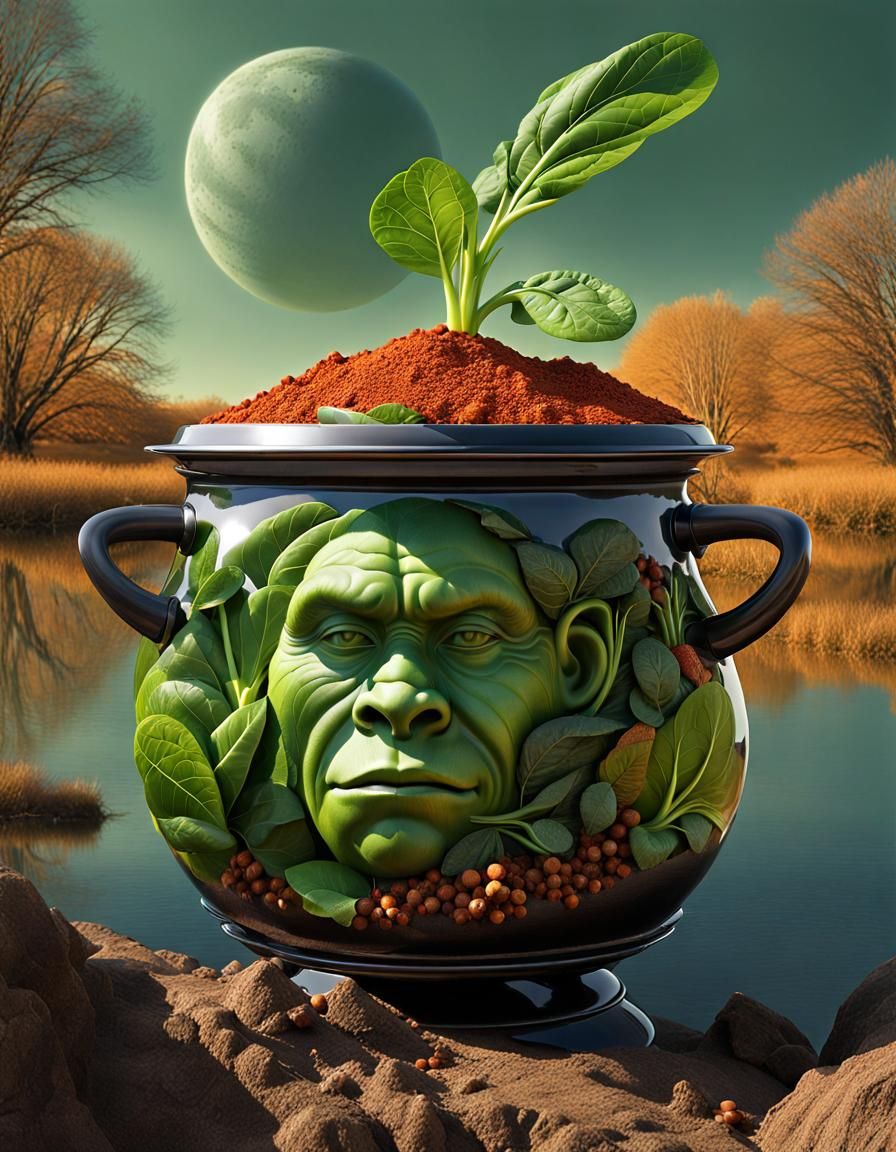 THE POT #7 - AI Generated Artwork - NightCafe Creator