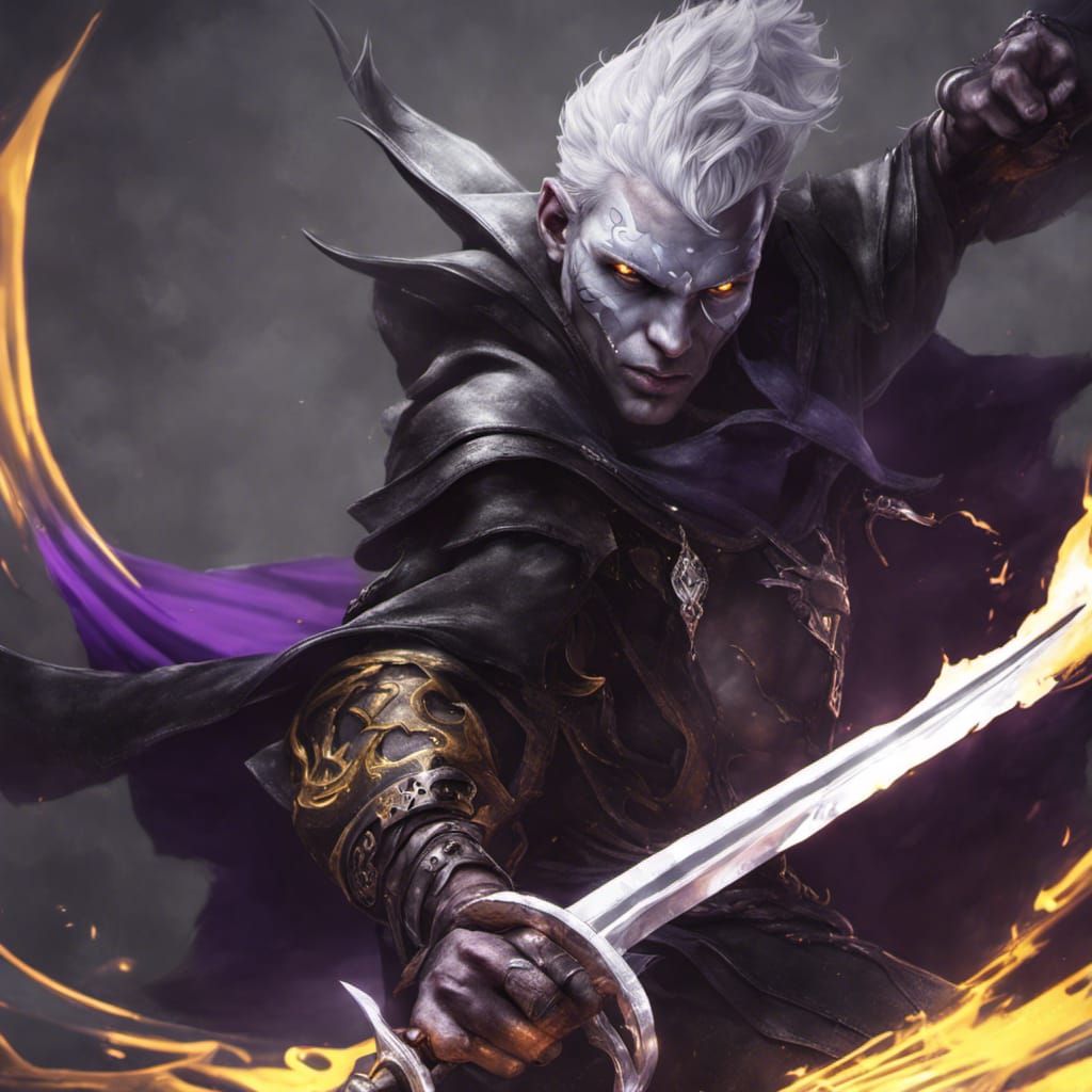 Cool Dark Elf - AI Generated Artwork - NightCafe Creator
