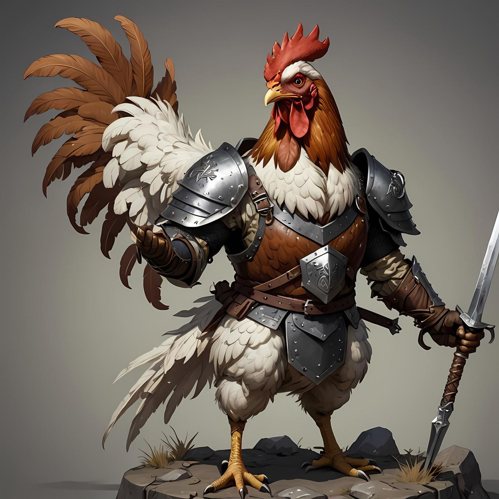 Chicken, Dnd Style, Warrior Class, - AI Generated Artwork - NightCafe ...