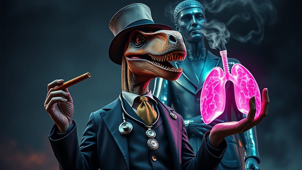 "BUY YOUR NEW LUNGS FROM ME TODAY, AND I'LL THROW IN THIS STATUE OF THE ...