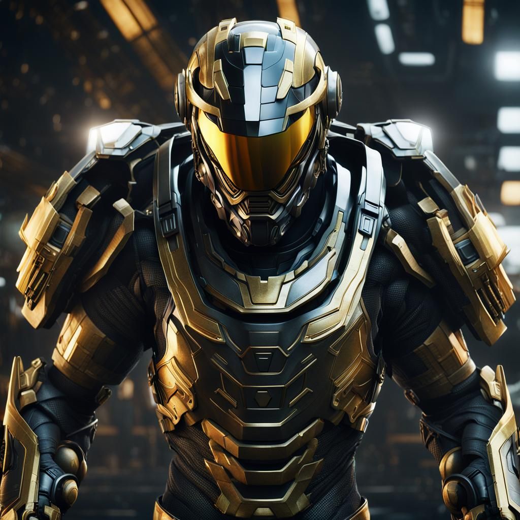 Soldiers wear high-tech armor - AI Generated Artwork - NightCafe Creator