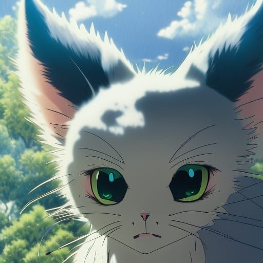 anime kitty - AI Generated Artwork - NightCafe Creator