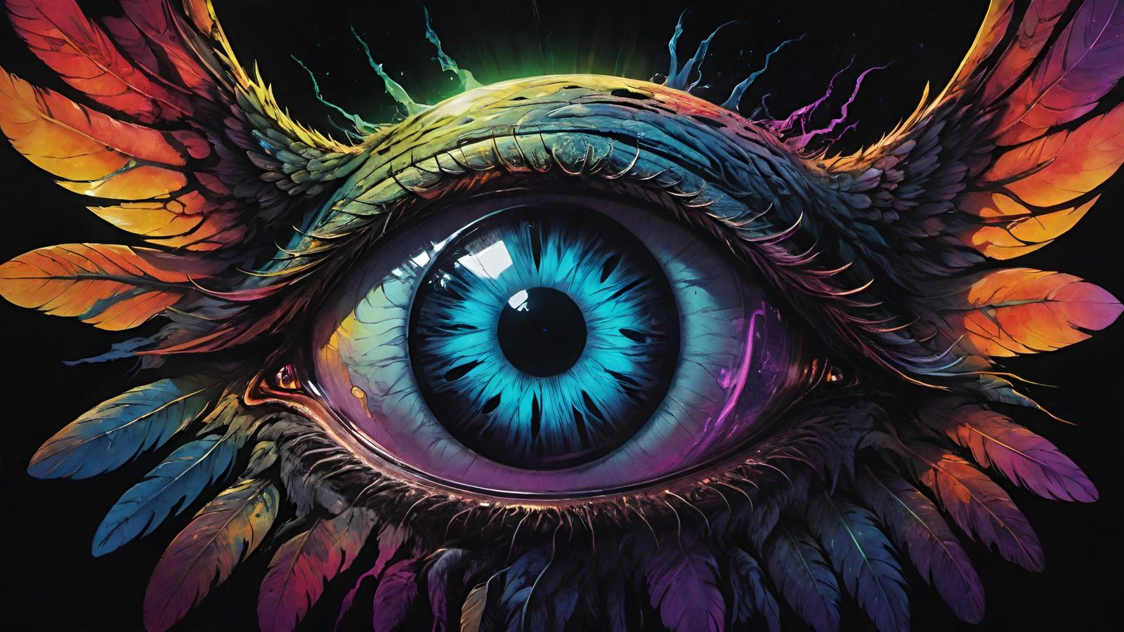 The Flying Eye - AI Generated Artwork - NightCafe Creator