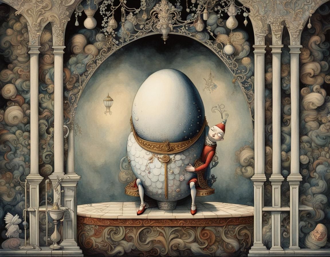 Surreal Egg - AI Generated Artwork - NightCafe Creator