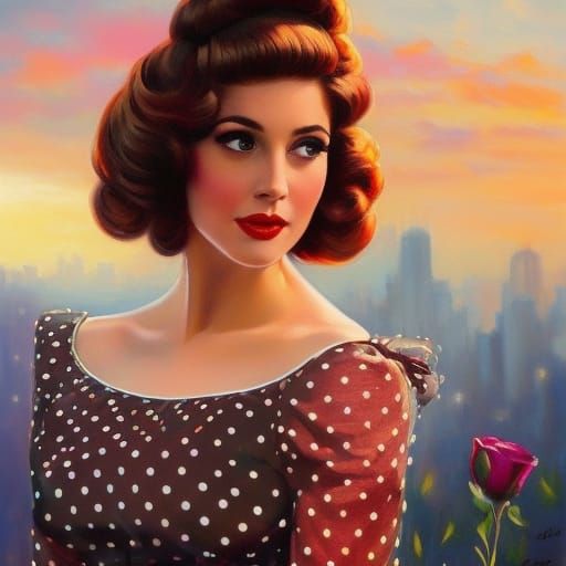 Elegant Vintage Look - AI Generated Artwork - NightCafe Creator