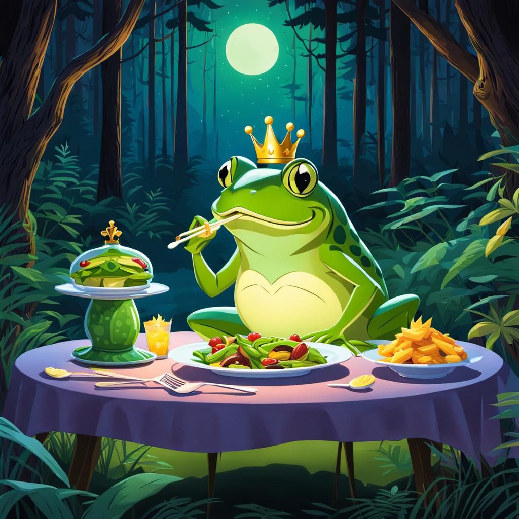 Yummy frog legs - AI Generated Artwork - NightCafe Creator