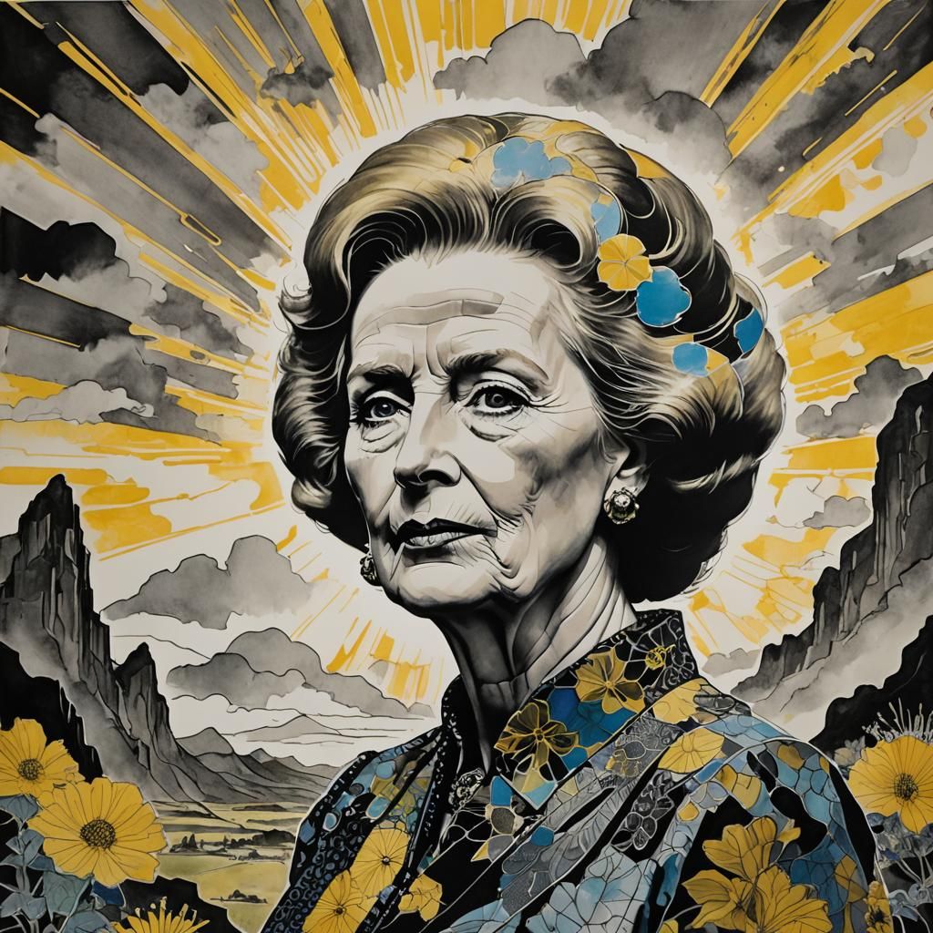 Movie poster :: Margaret Thatcher :: Melancholy :: Radiant :: Modern ...